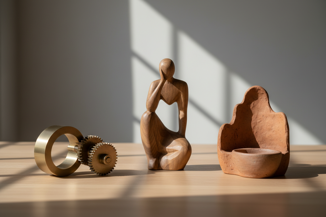Desk Figurines - Metal, Wood & Terracotta | ARTISOUL STORE INDIA